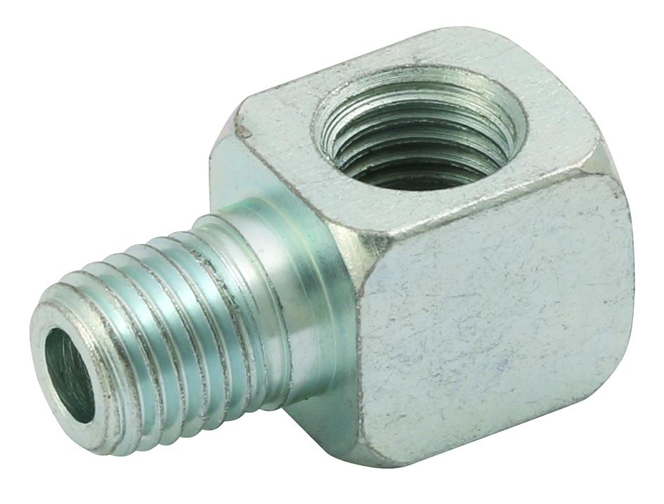 Elbow adaptor, M6X1 Zinc plated steel – Lubetec UK